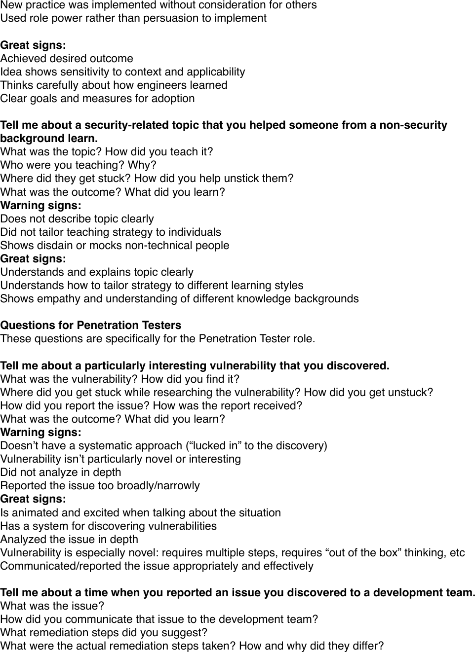 Tech Guide Question Prompts