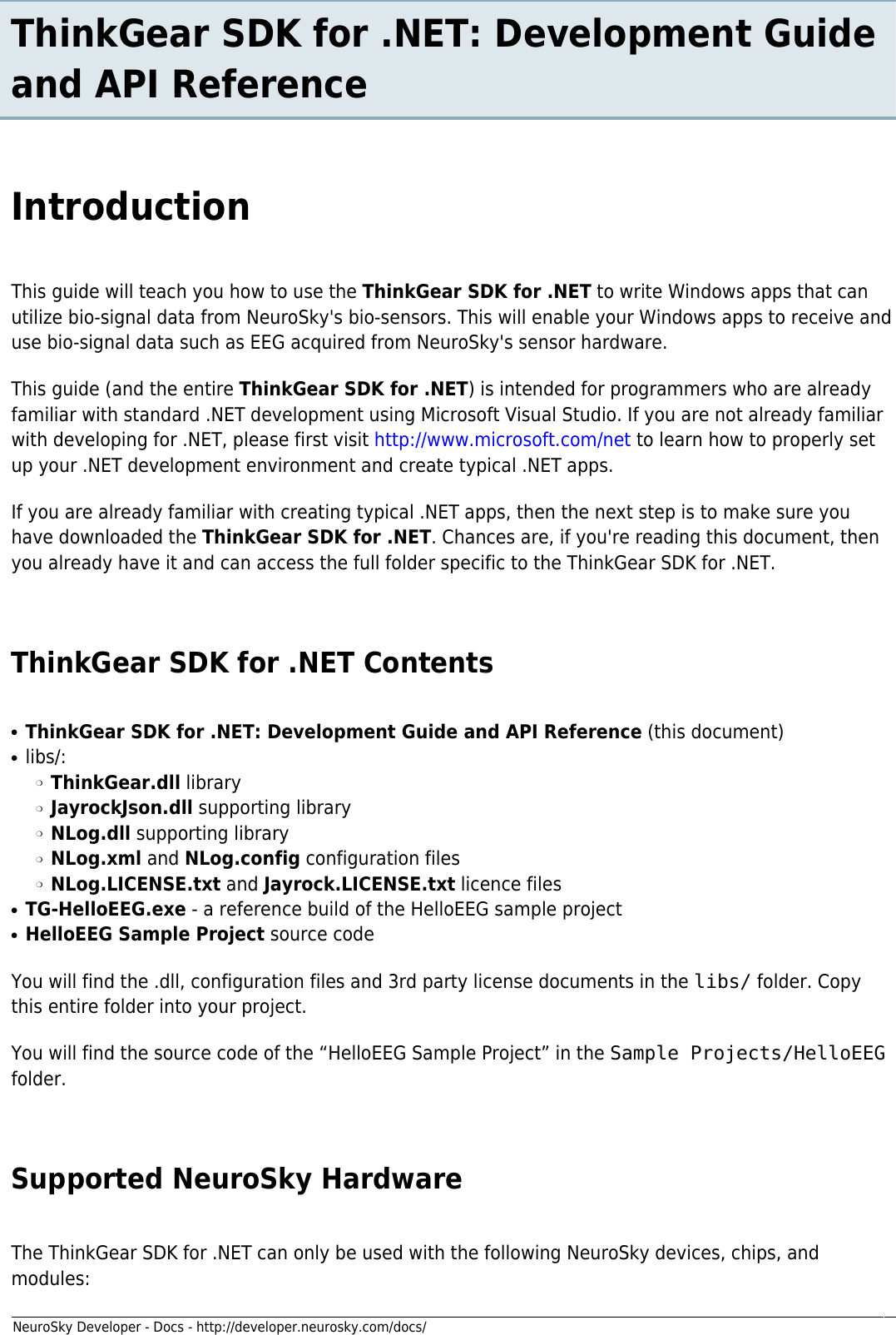Introduction Sdk Dev Guide And Api Reference