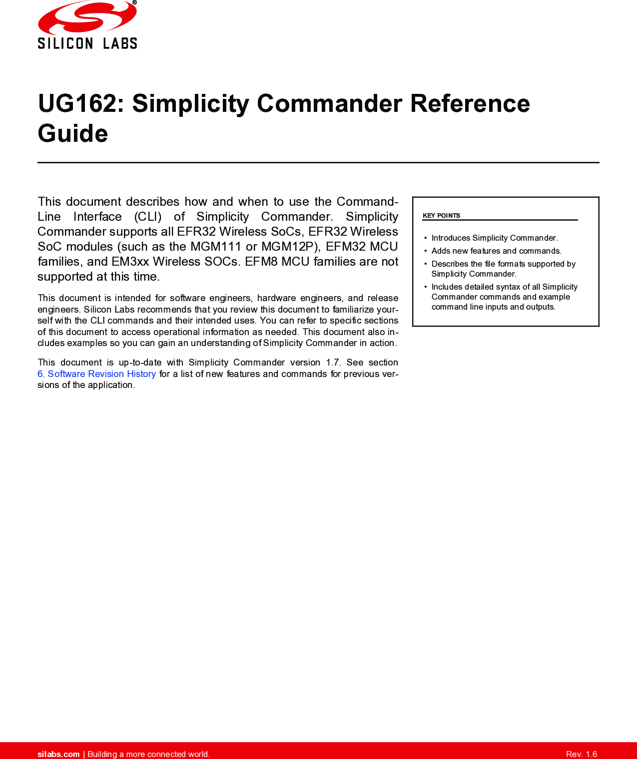Ug162 simplicity commander reference guide