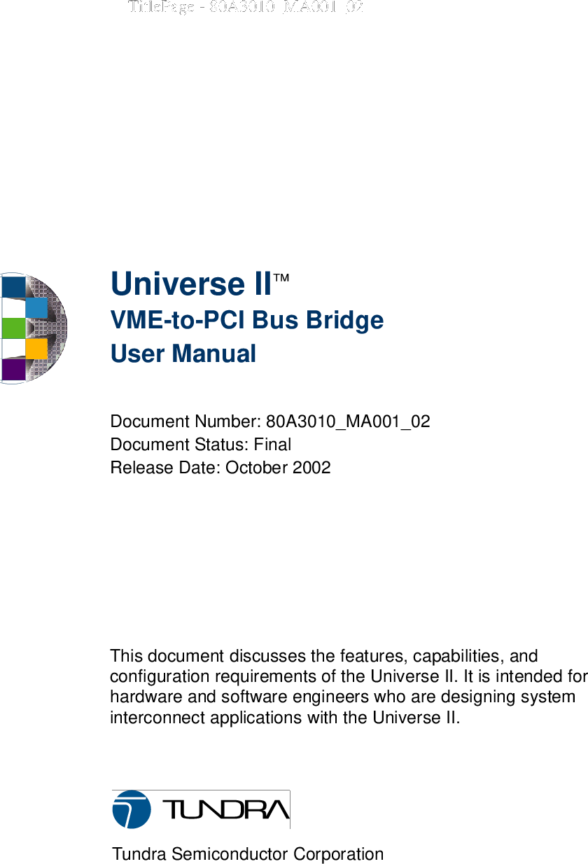 Universe II User Manual Universe_ii