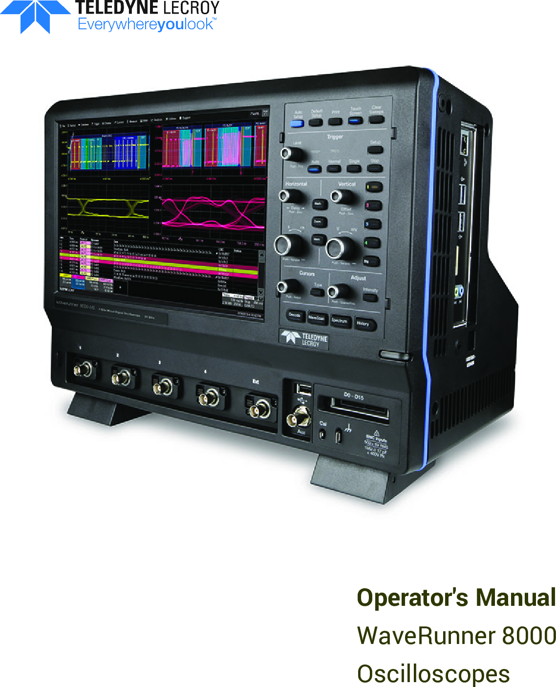 WaveRunner 8000 Operator's Manual operators