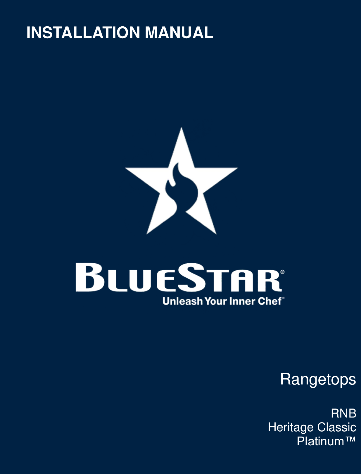 53661 1509091210 Blue Star Rangetop Installation Manual Rev 7 10 15