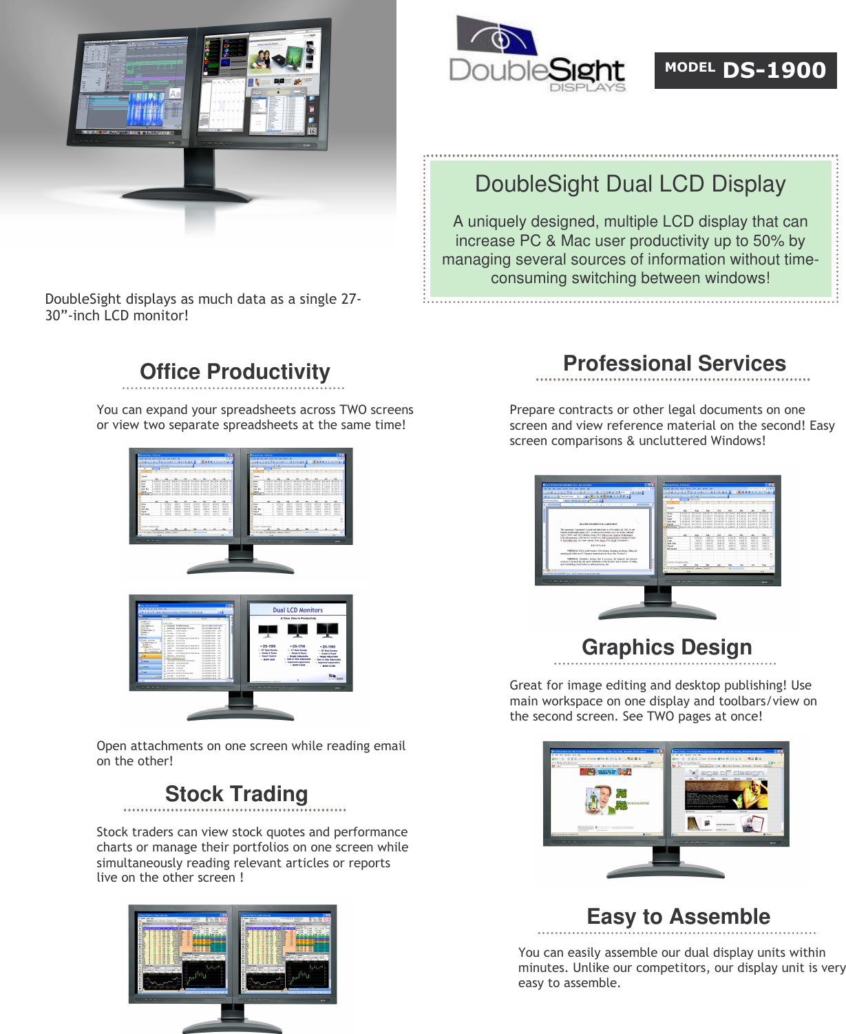 Doublesight Displays Ds 1900 Users Manual Microsoft Spec Sheet.4
