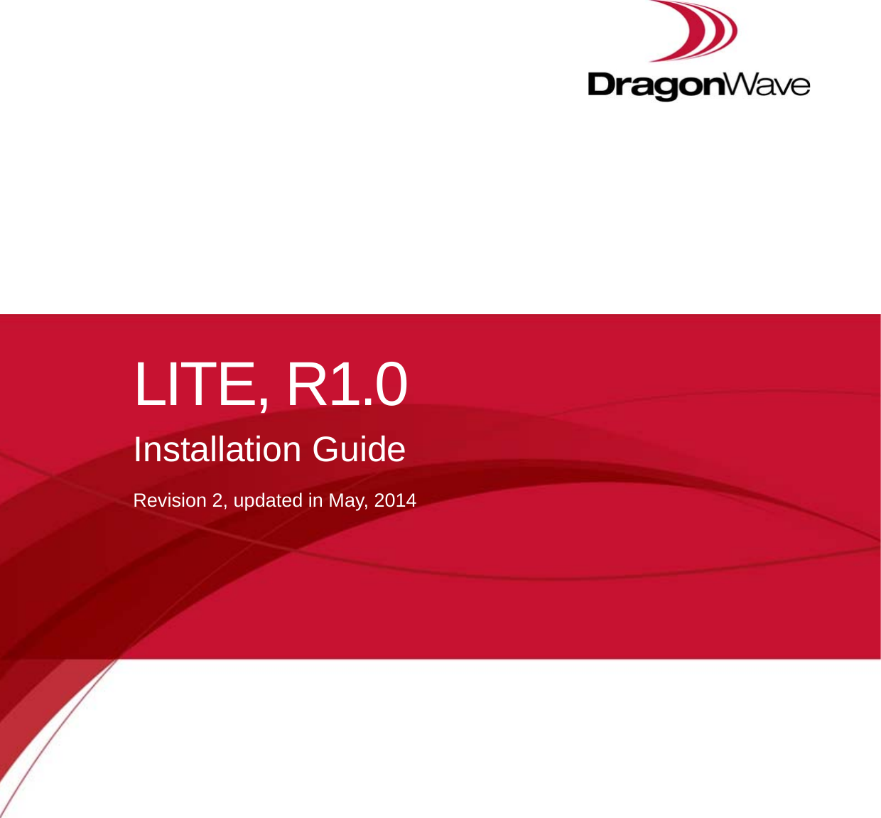 DragonWave LT5GT Microwave Outdoor Unit User Manual LITE R1 0 ...