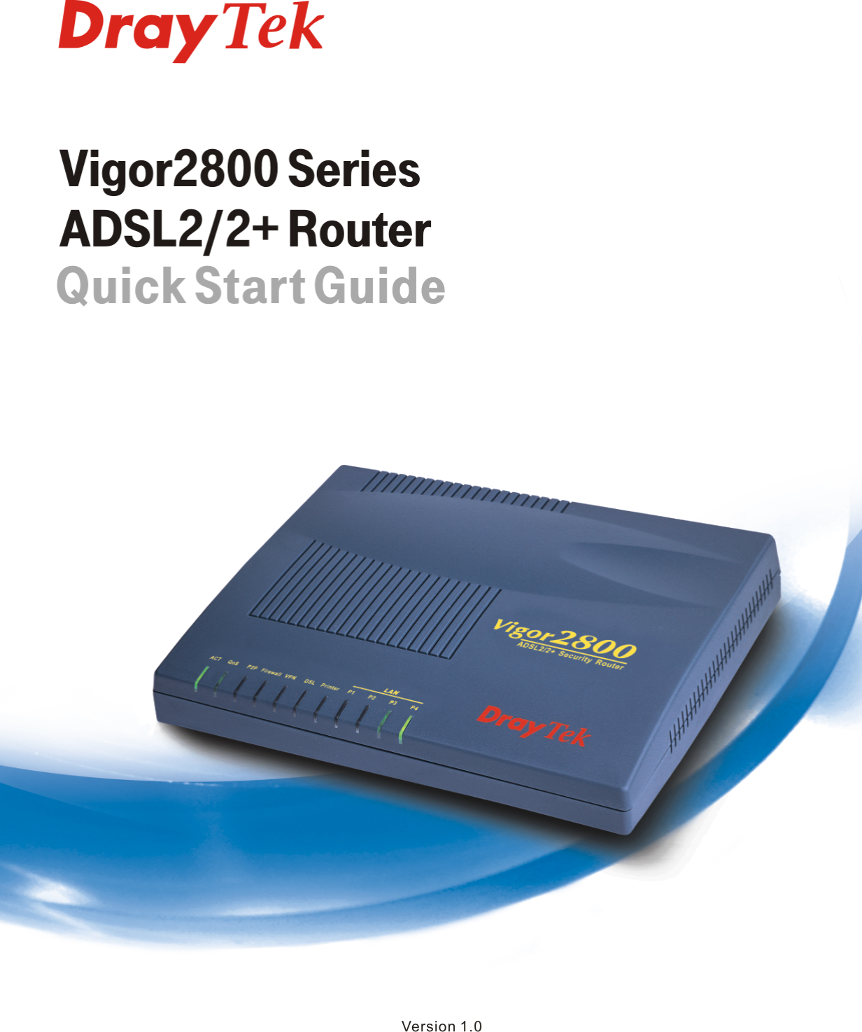 Draytek Vigor 2800 Users Manual