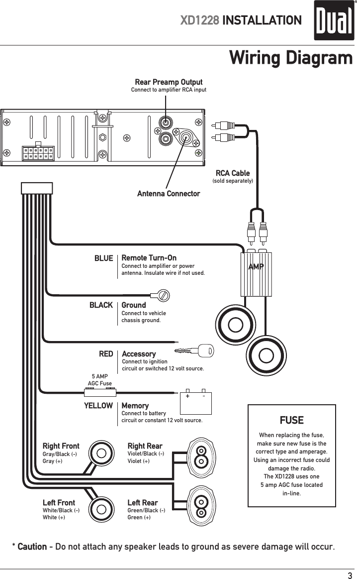 Dual Xd1228 Users Manual