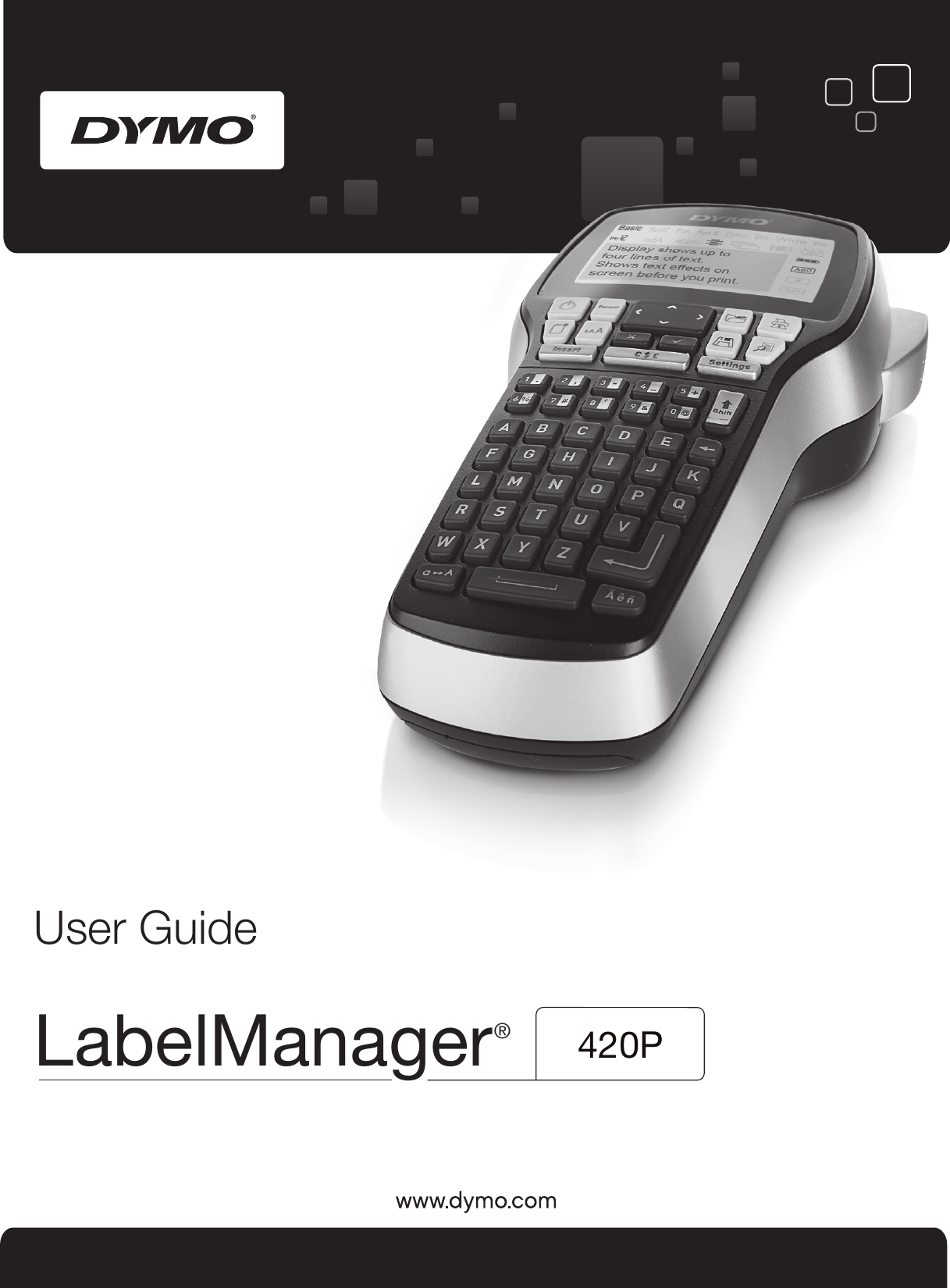 Dymo Labelmanager 420P Owner S Manual User Guide