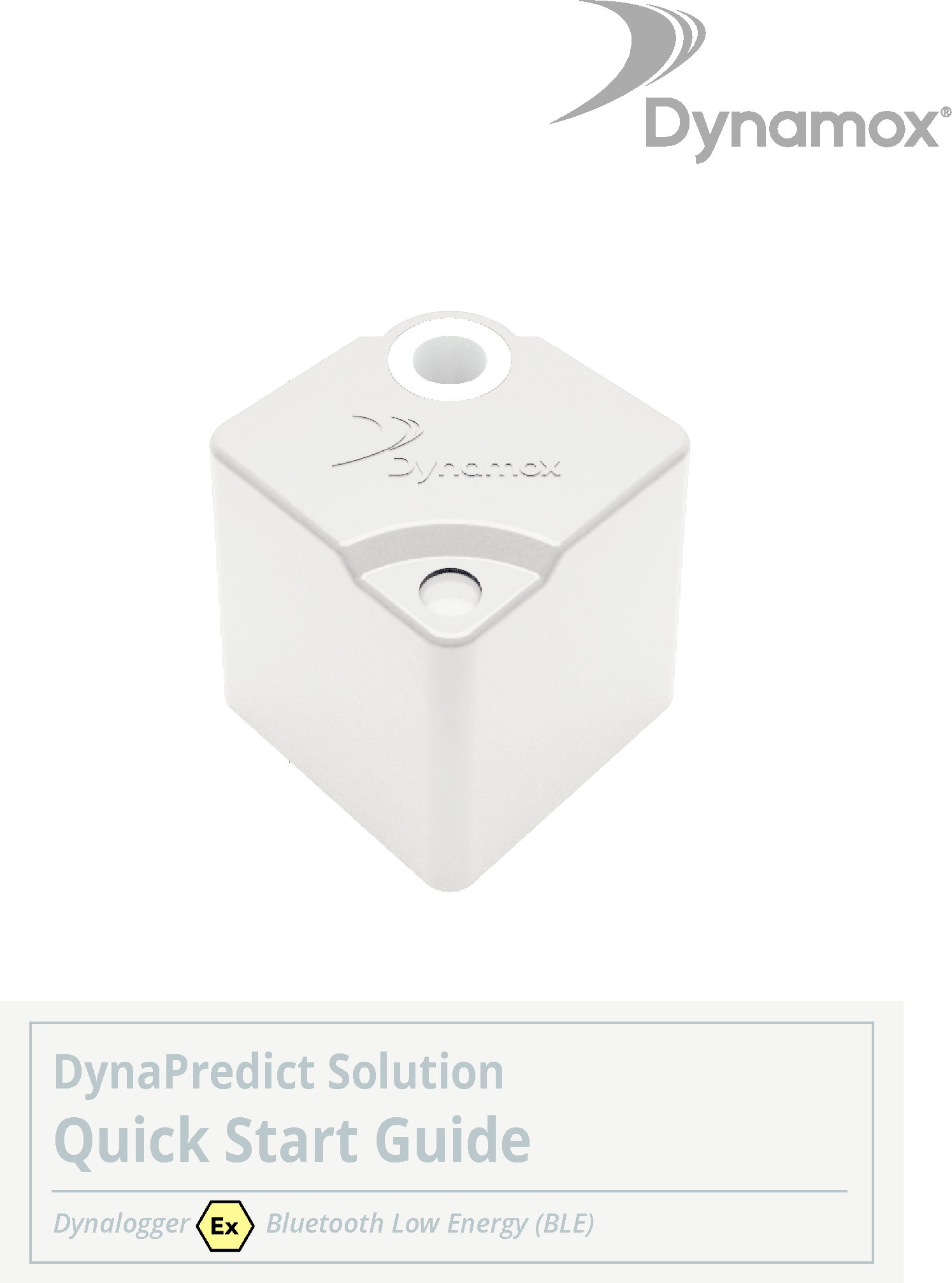 Dynamox 010202 Data Logger User Manual Manual DynaPredict