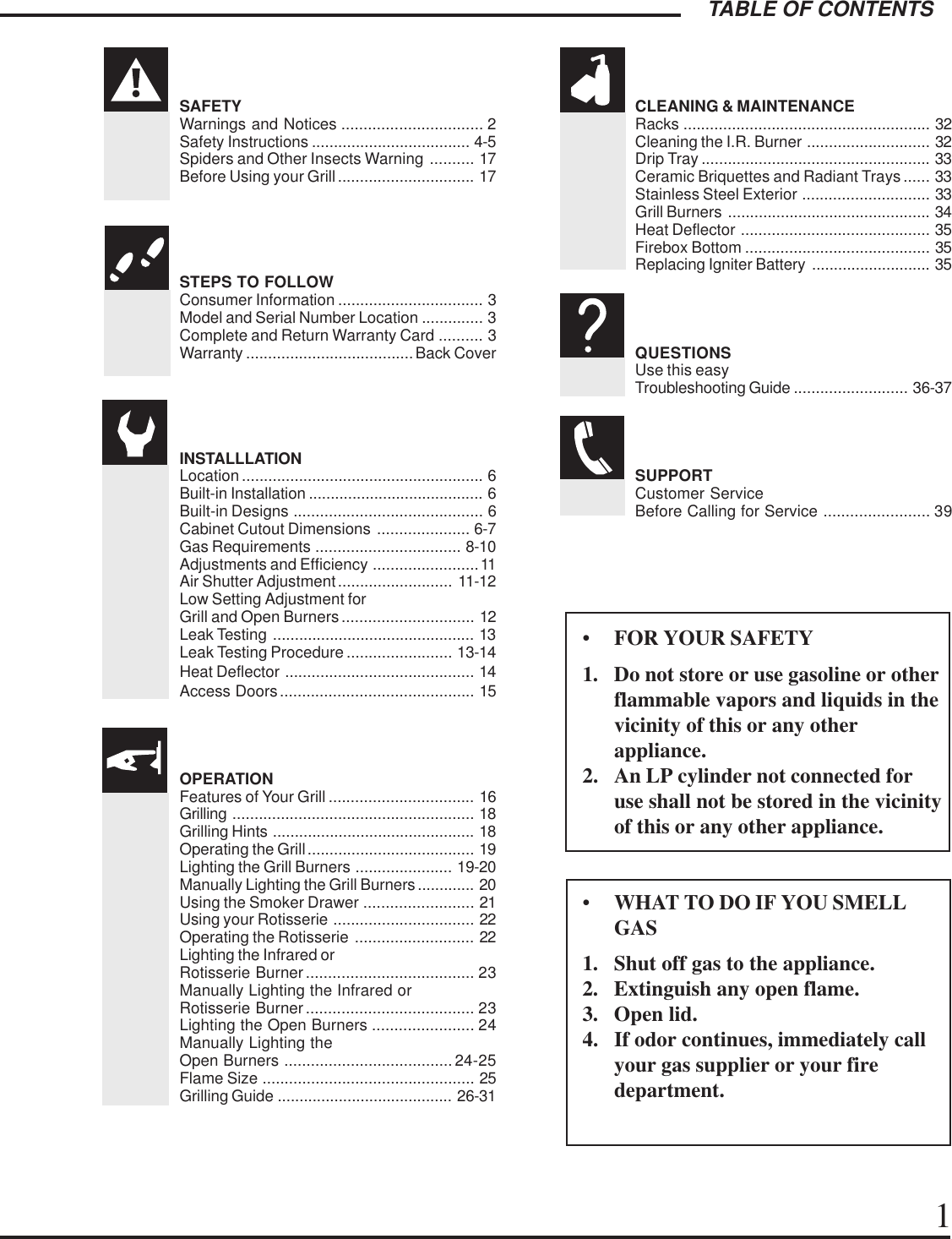 Dynasty Stoves Grills Dobq3000A Users Manual 2400700000