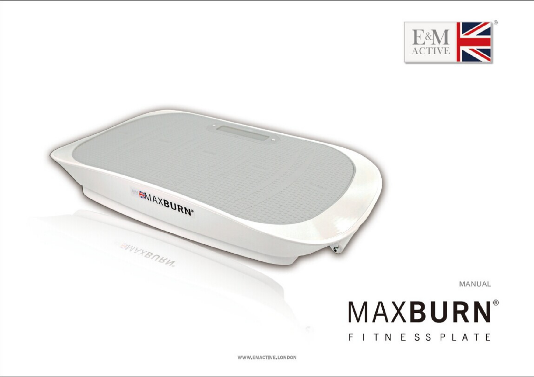 E and M ACTIVE EM313 Fitness Plate User Manual Full page photo