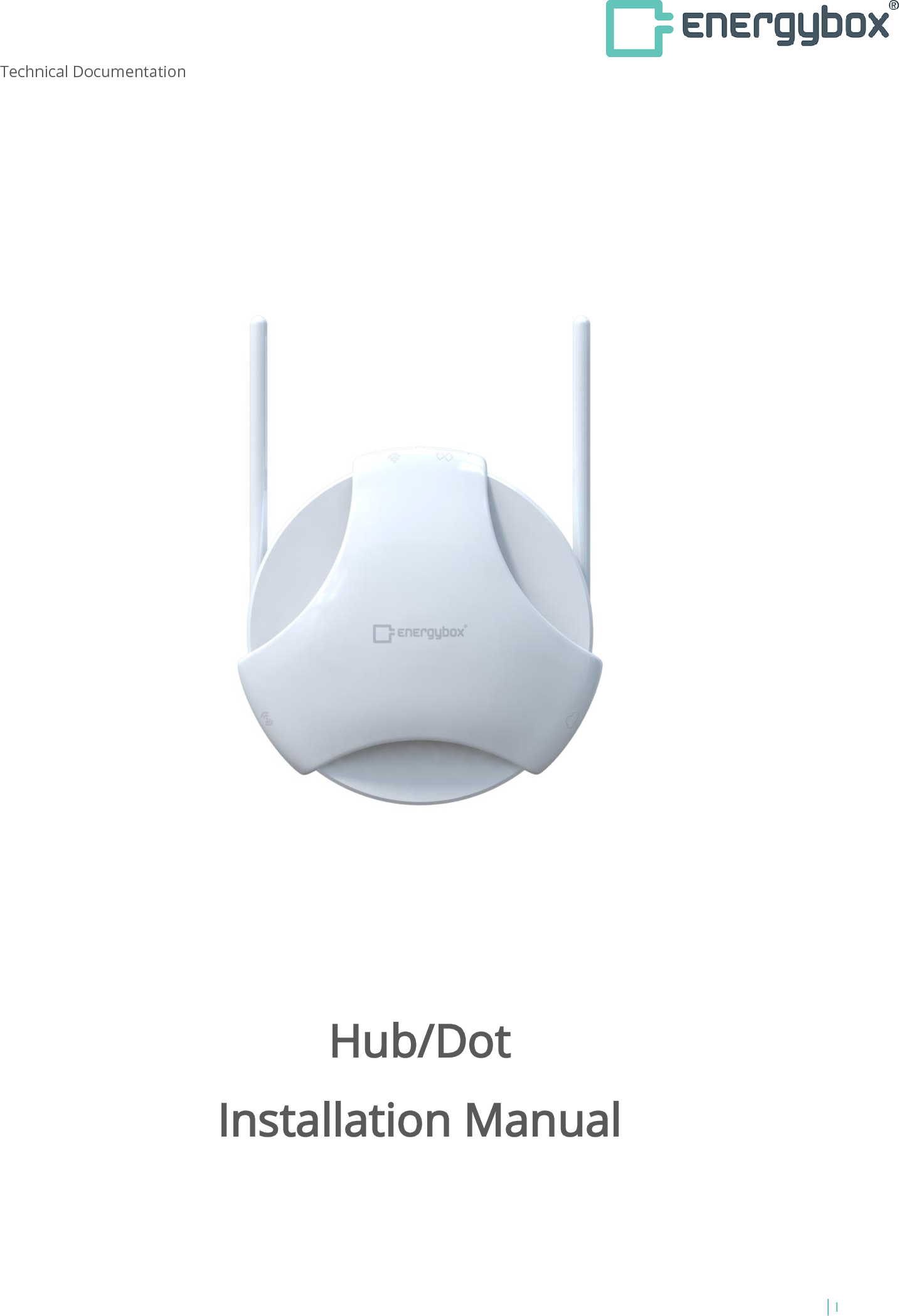 ENERGYBOX EBHUB Gateway User Manual