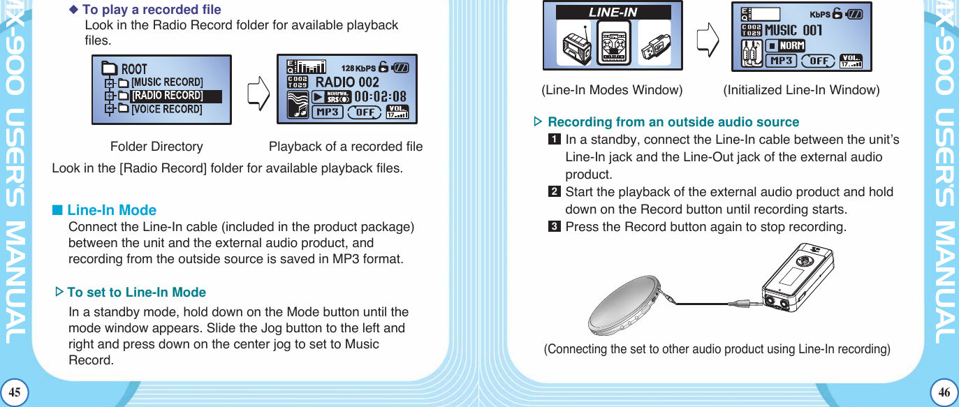 ENOX EMX-900 MP3 Player User Manual EMX 900 ENG