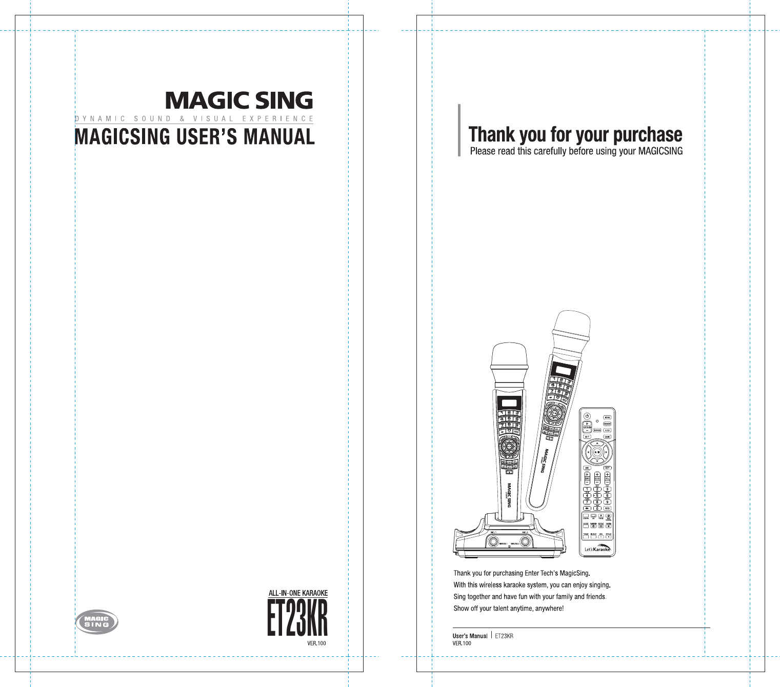 ENTERMEDIA ET23KR MAGIC SING (MAIN DEVICE) User Manual