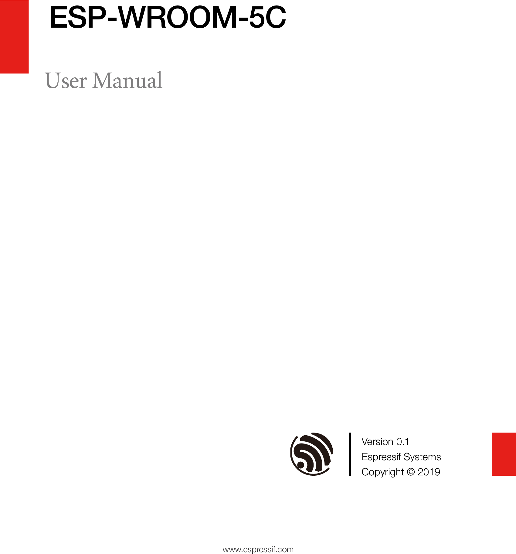 ESPRESSIF SYSTEMS ESPWROOM5C Wi-Fi Internet of Things Module User ...