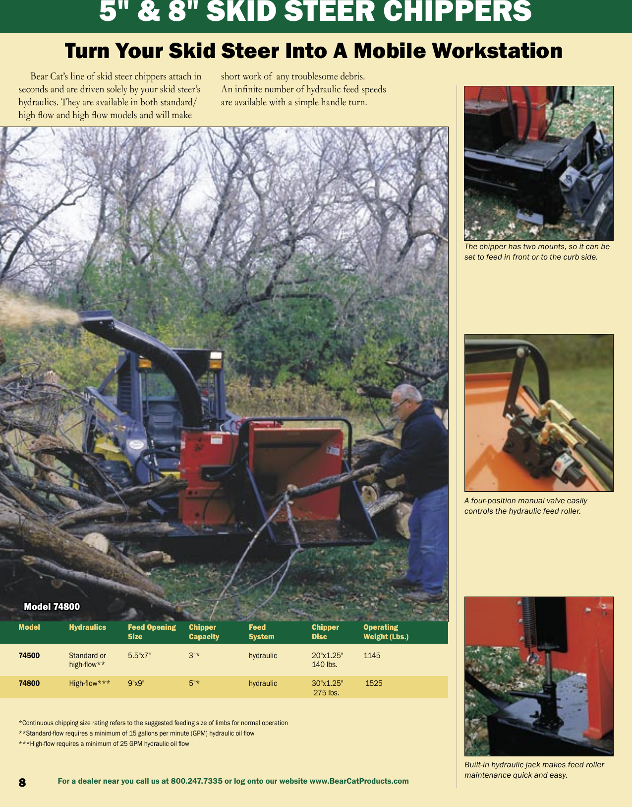 Echo Bear Cat 74500 Users Manual Bear_Cat_Catalog_2004