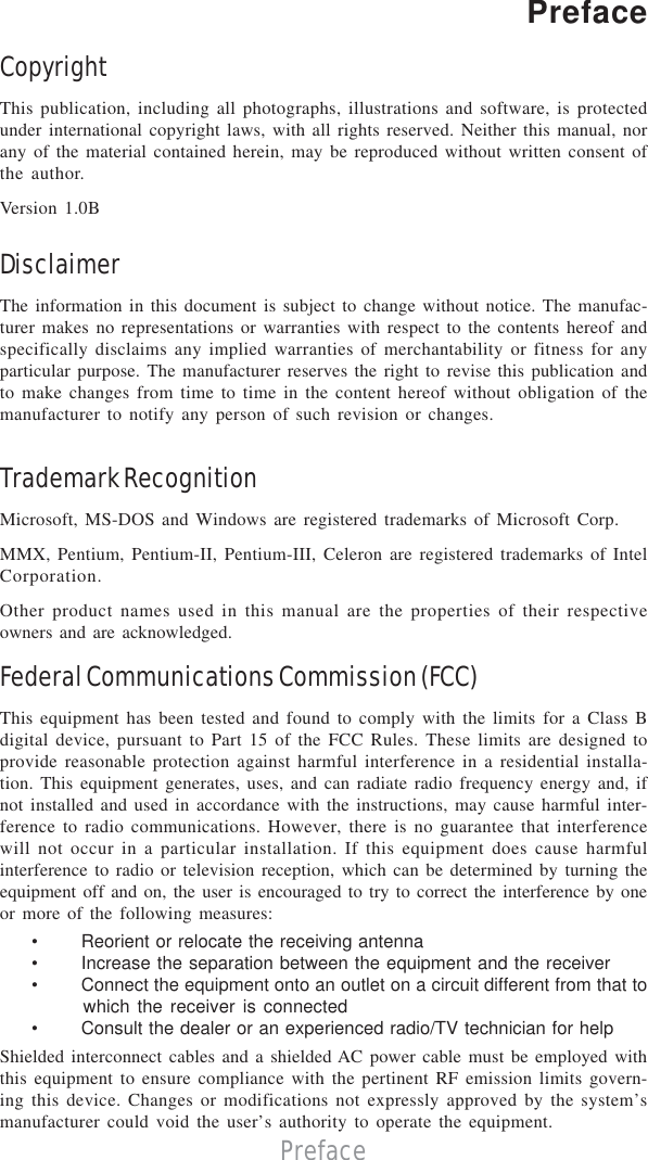 Ecs G41T M7 Users Manual Preface.pmd