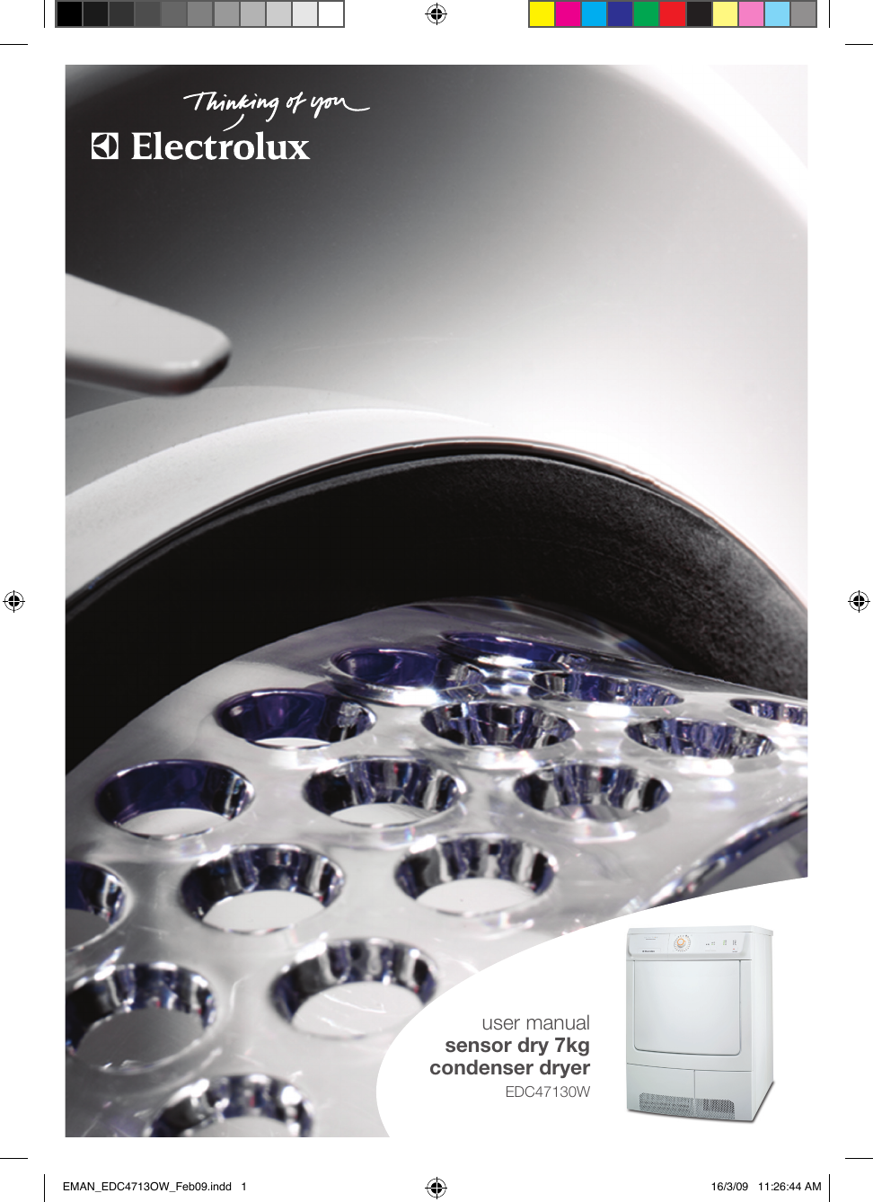 Electrolux Edc47130W Users Manual