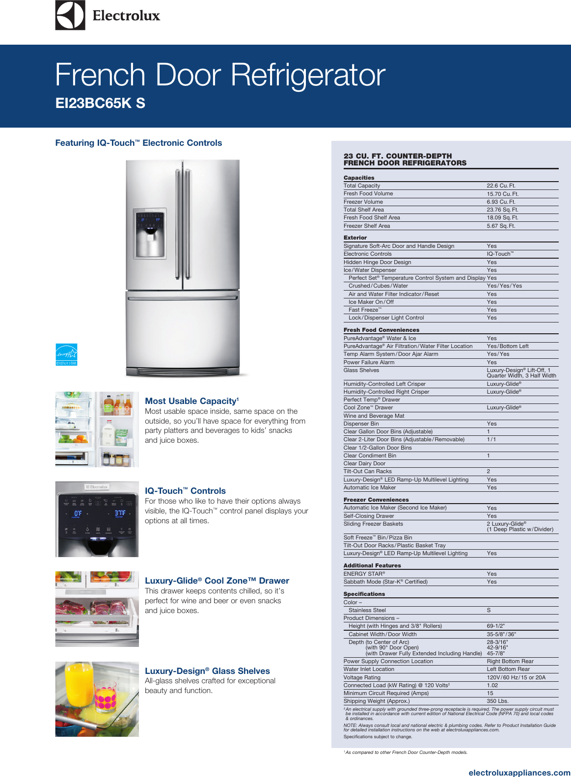 Electrolux Appliance Trim Kit Ei23Bc65K S Users Manual