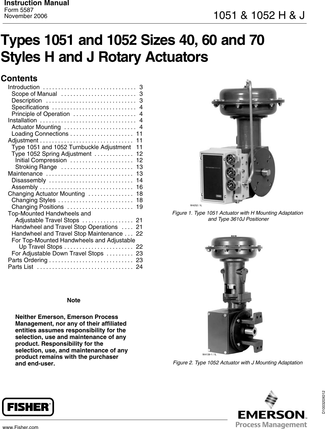 Emerson Process Management 1051 Users Manual D100320