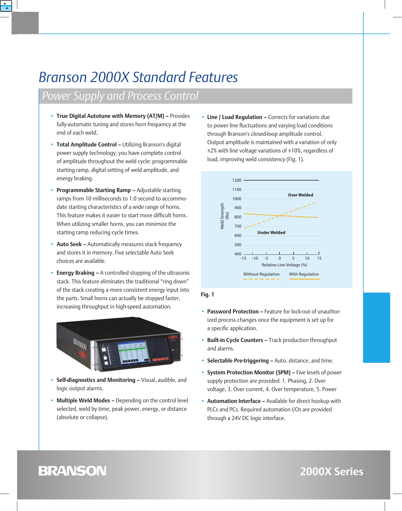 Emerson 2000X Series Welders Brochure