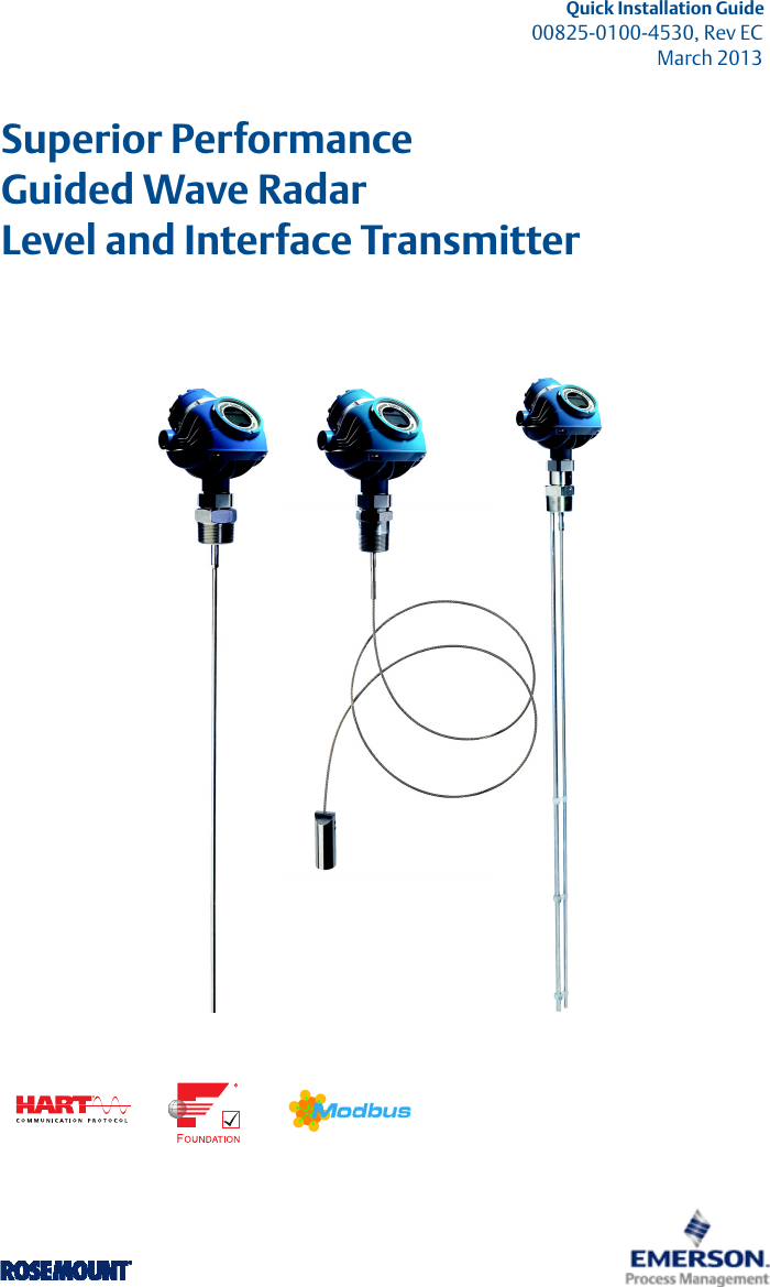 Emerson 5300 Series Installation Manual Superior Performance Guided ...