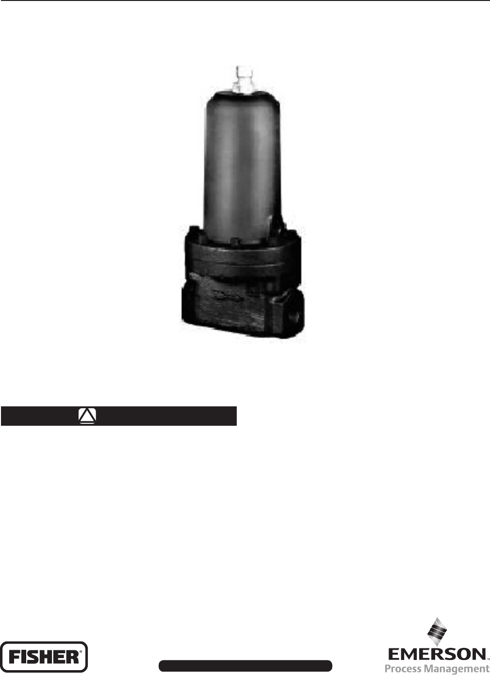 Emerson 98 Series Relief Valve Or Backpressure Regulator Instruction Manual