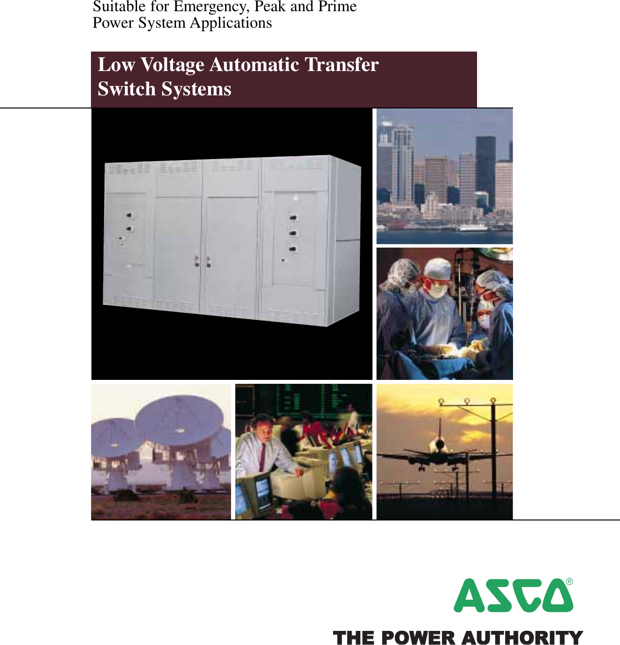Emerson Asco Ats Switchboards Brochures And Data Sheets 1258