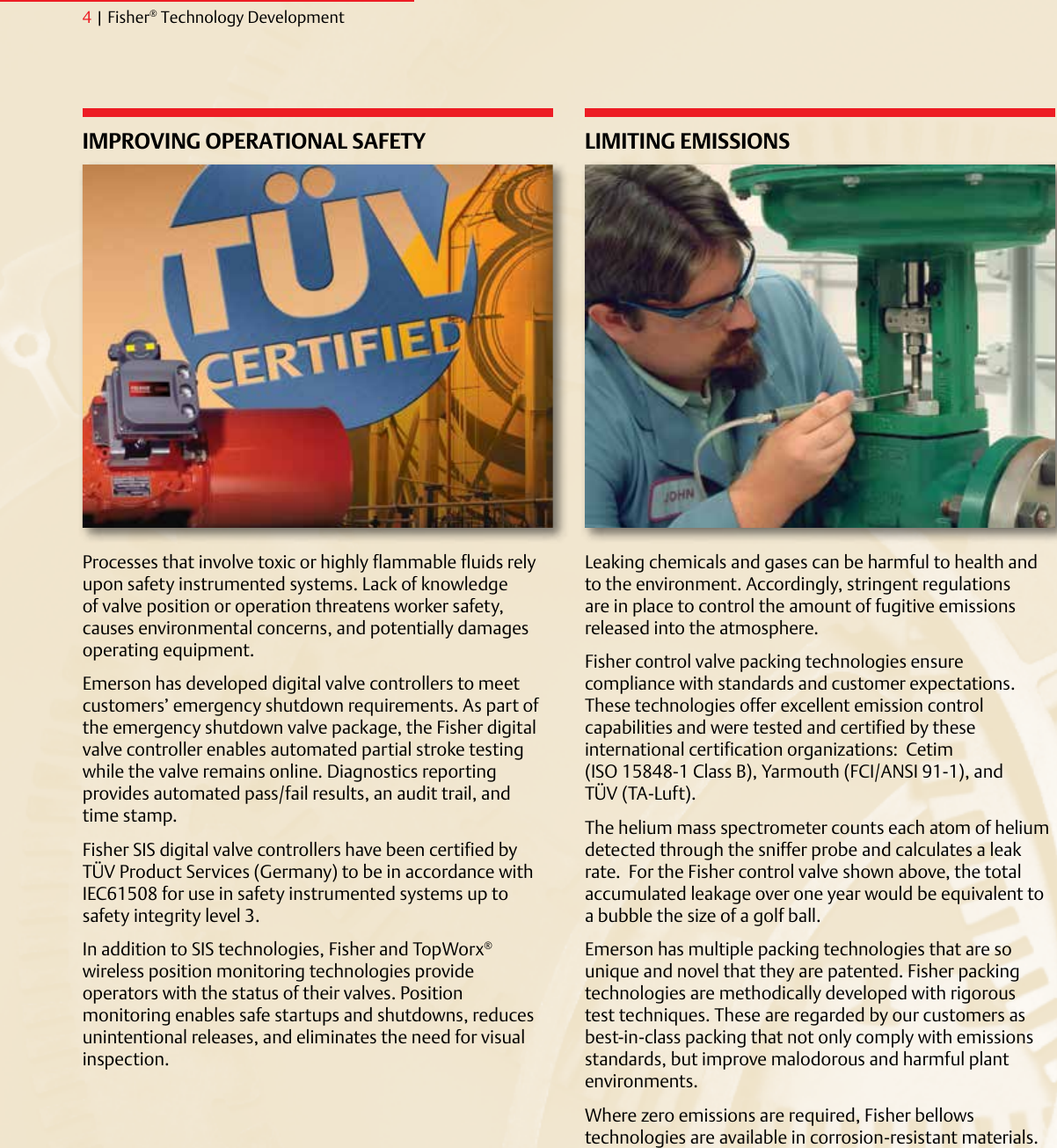 Emerson Fisher Control Disk Brochure