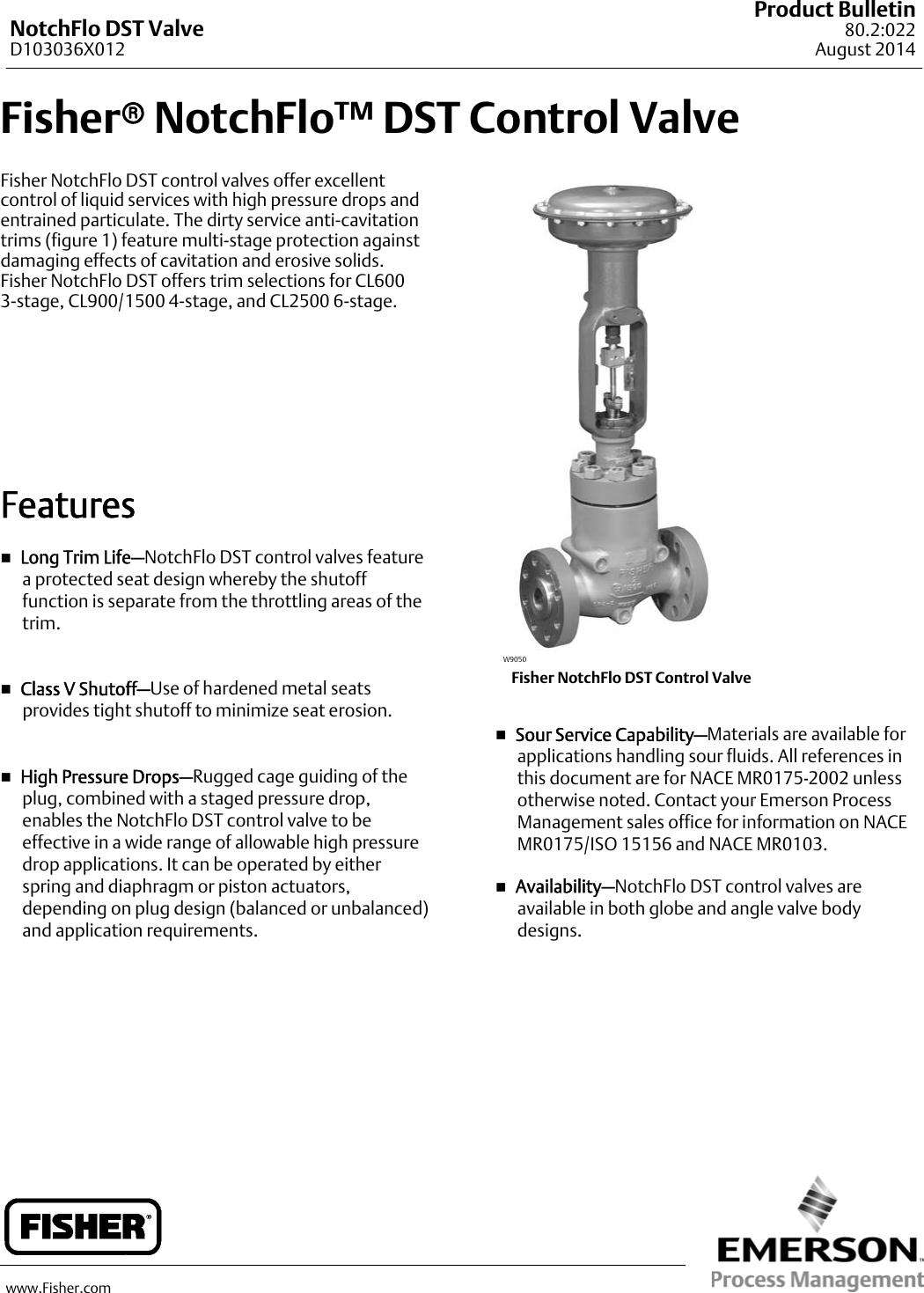 Emerson Fisher Hp And Eh Data Sheet