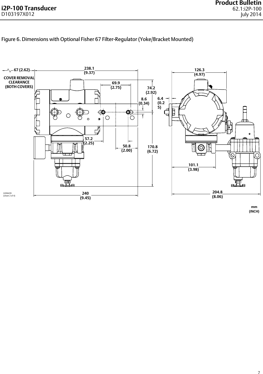 Emerson Fisher I2P 100 Data Sheet D103197X012_Jul14_AQ