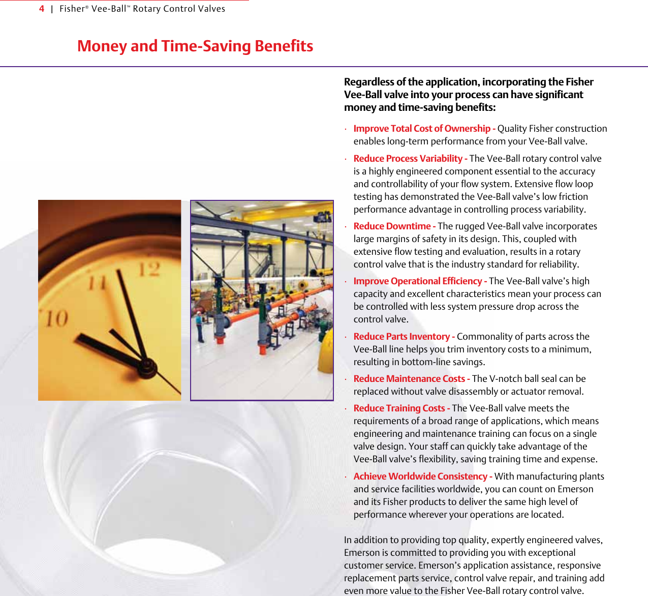 Emerson Fisher V500 Brochure