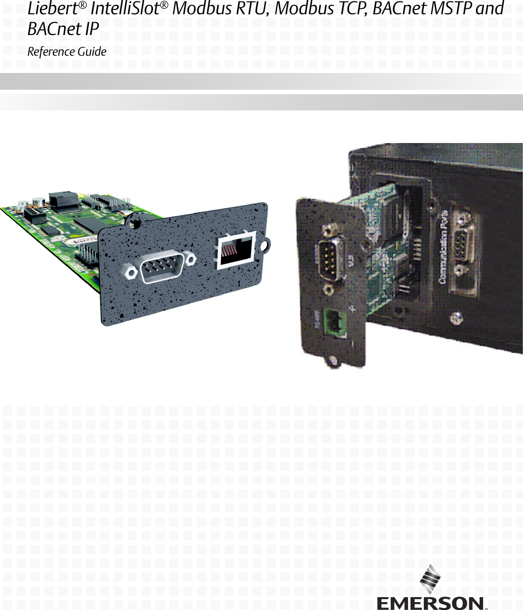 Emerson Liebert Intellislot Unity Communications Interface Card ...