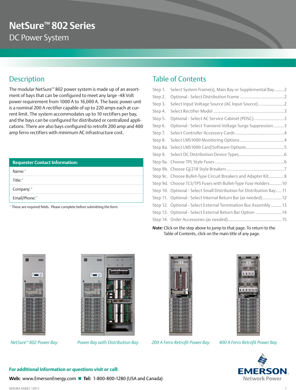 Emerson Netsure 802 Application Guide