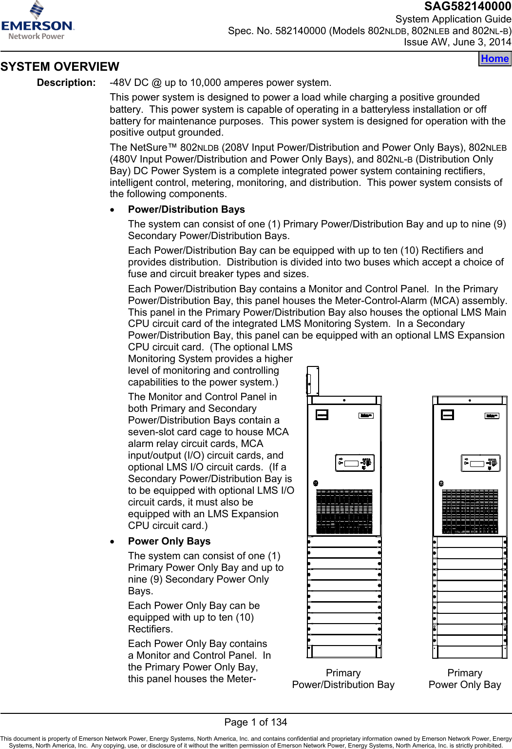 Emerson Netsure 802 Dc Power System Application Guide
