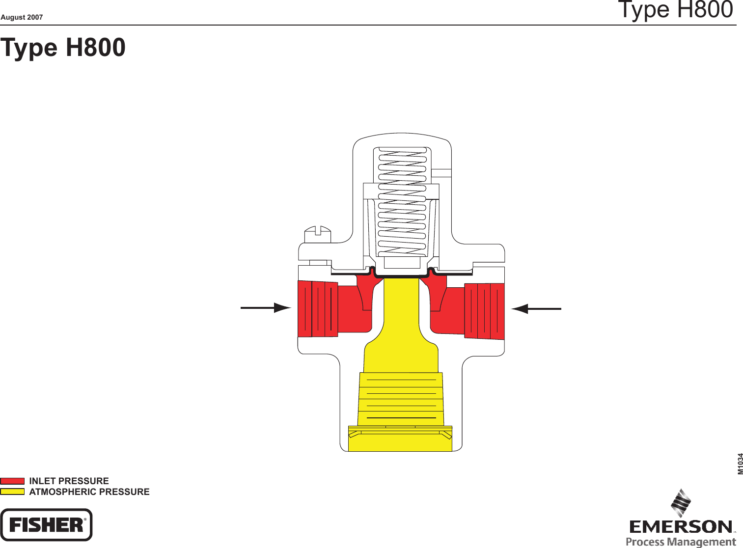 Emerson Type H800 Relief Valves Drawings And Schematics Schematics_