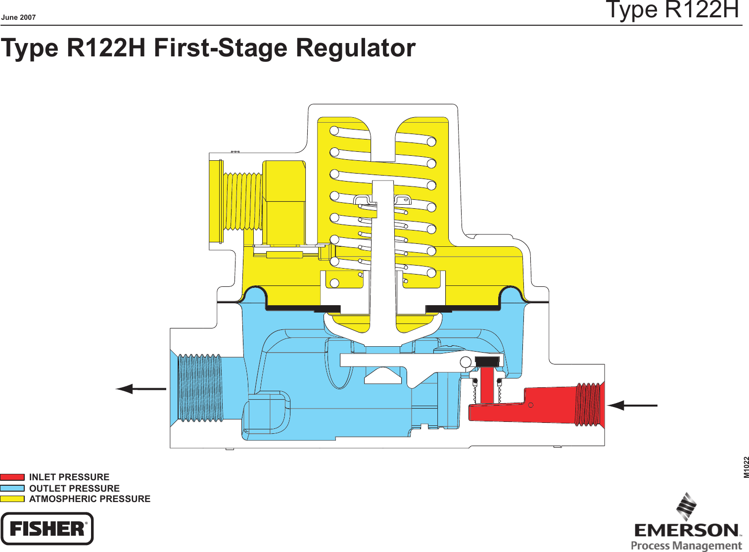 Emerson Type R122H First Stage Regulator Drawings And Schematics ...