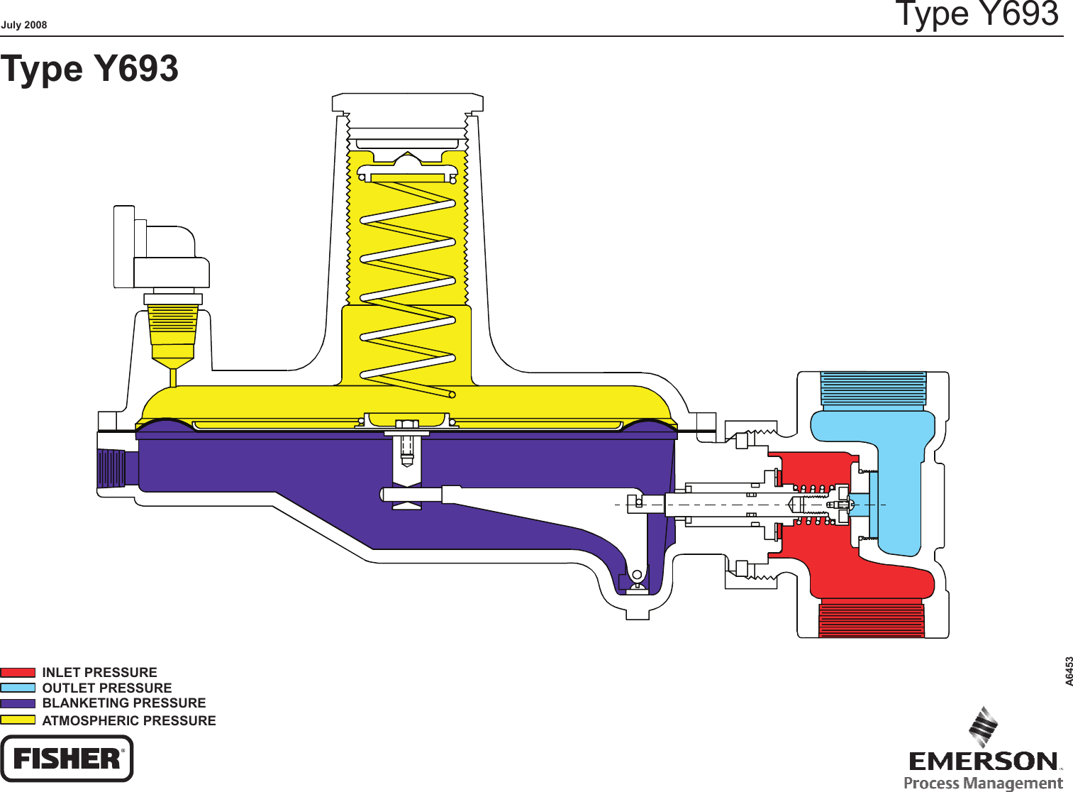 Emerson Type Y693 Gas Blanketing Regulator Drawings And Schematics ...
