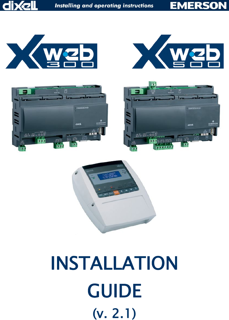 Emerson Xweb300 Users Manual 1592028150 XWEB300D_500_500D Stp GB R2.1 ...