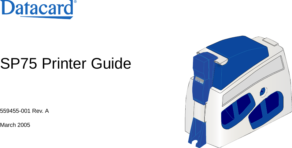 Entrust Datacard Q10075 Low Power Transmitter SP75 Card Printer with 13 ...