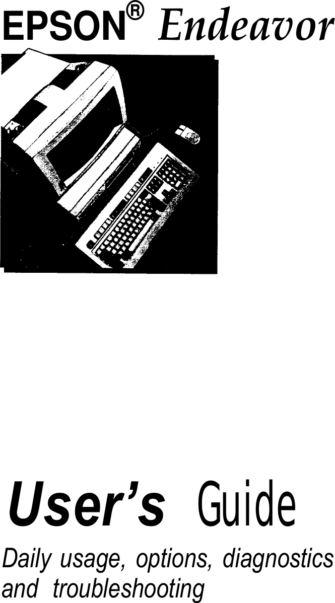 Epson Endeavor Users Manual User