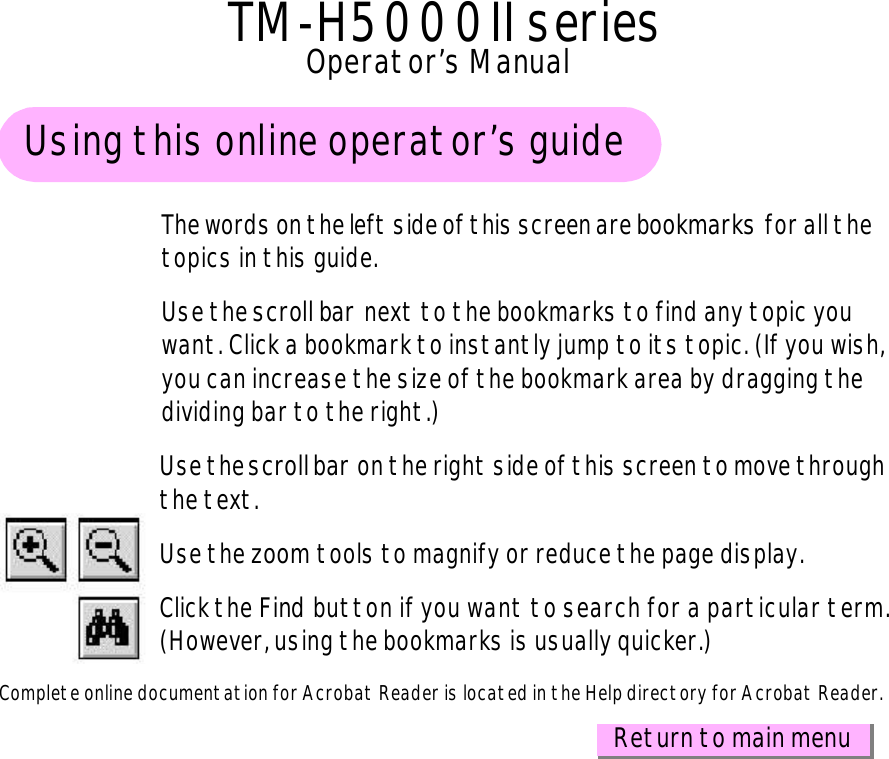 Epson Printer M128C Users Manual