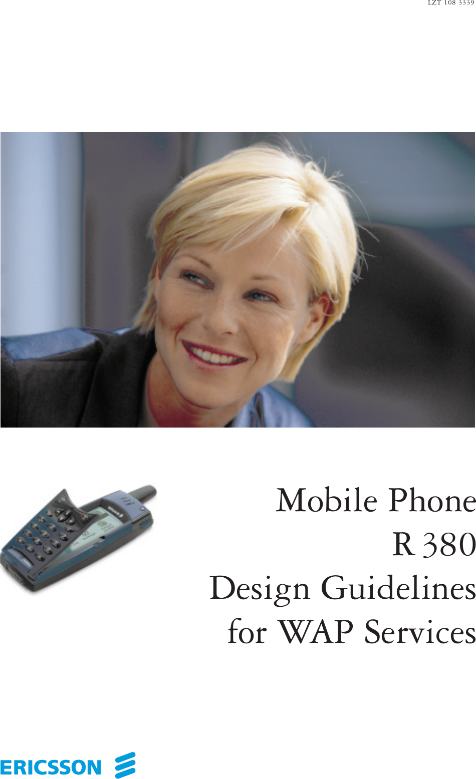 Ericsson R380 Users Manual R380s Design Guidelines For WAP Services