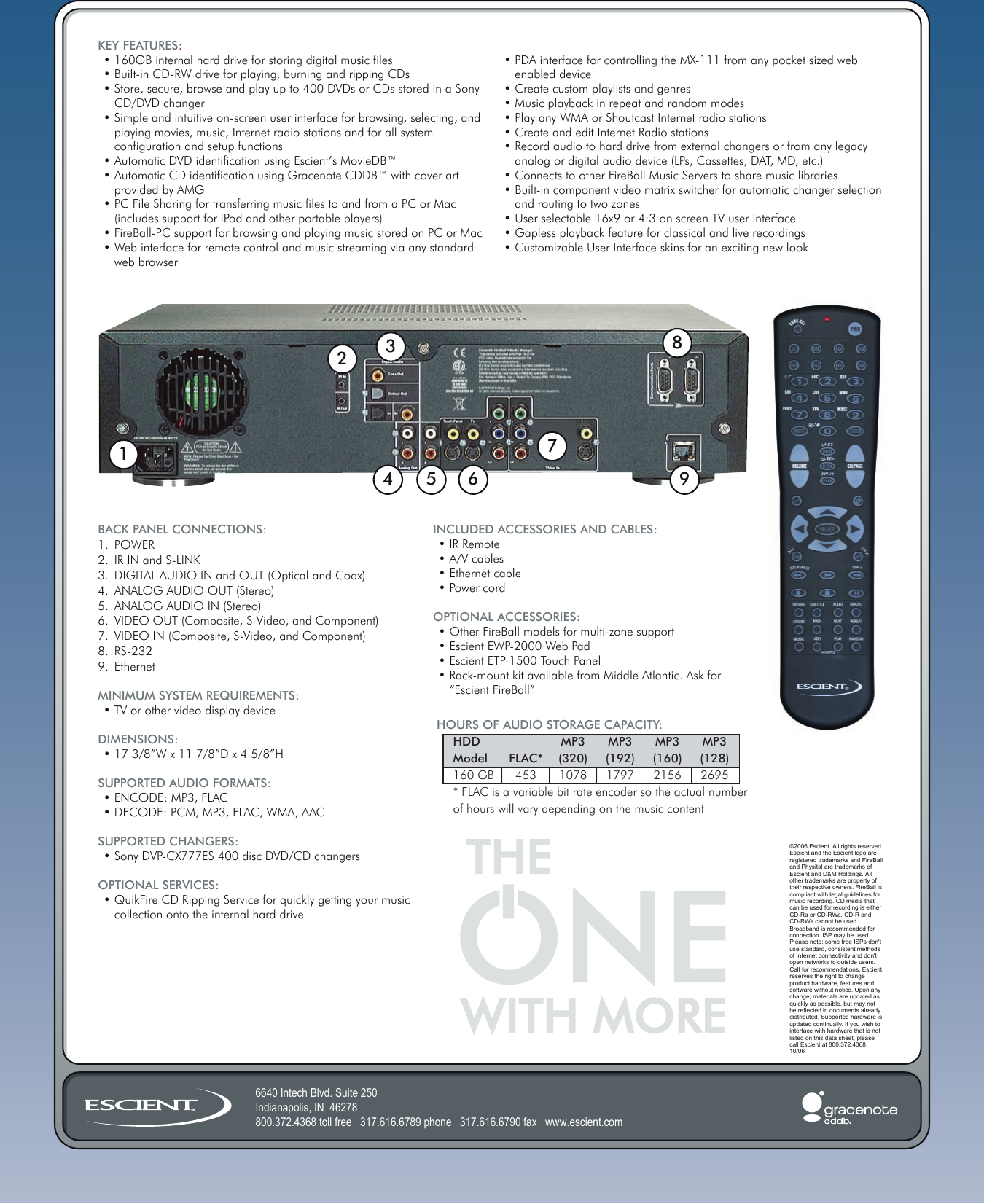 Escient Fireball Mx 111 Users Manual