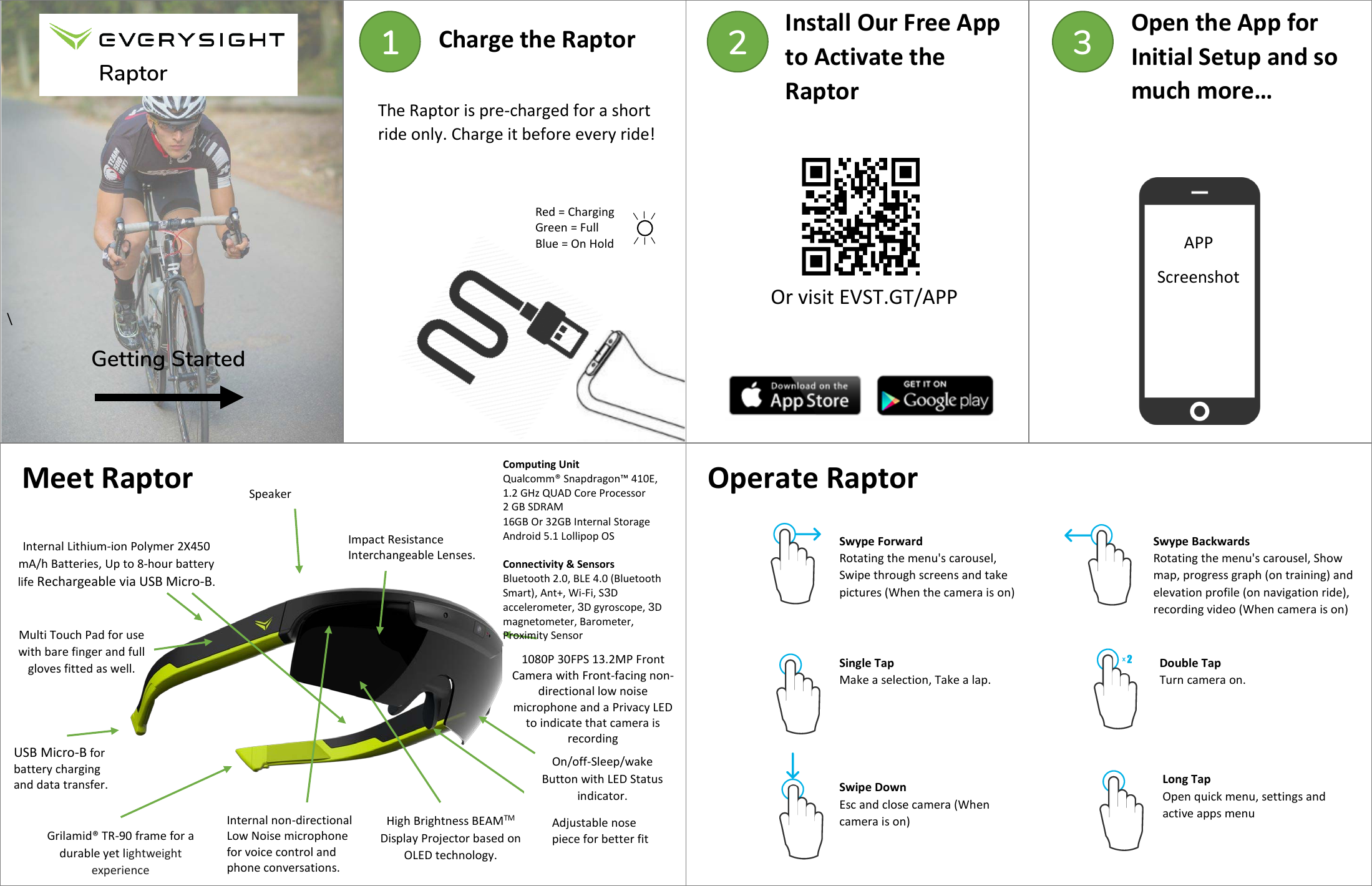Everysight EVG1 Beta+ User Manual EV1000A 00 UserMan GettingStarted