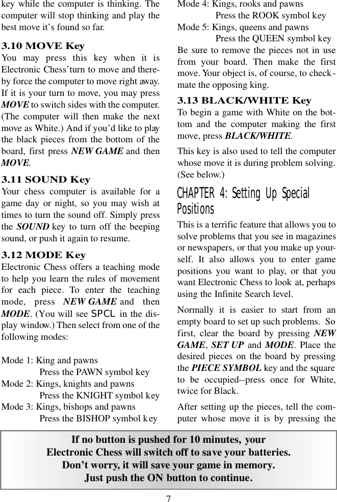 Excalibur Electronic 0 0901 Users Manual 901E 4