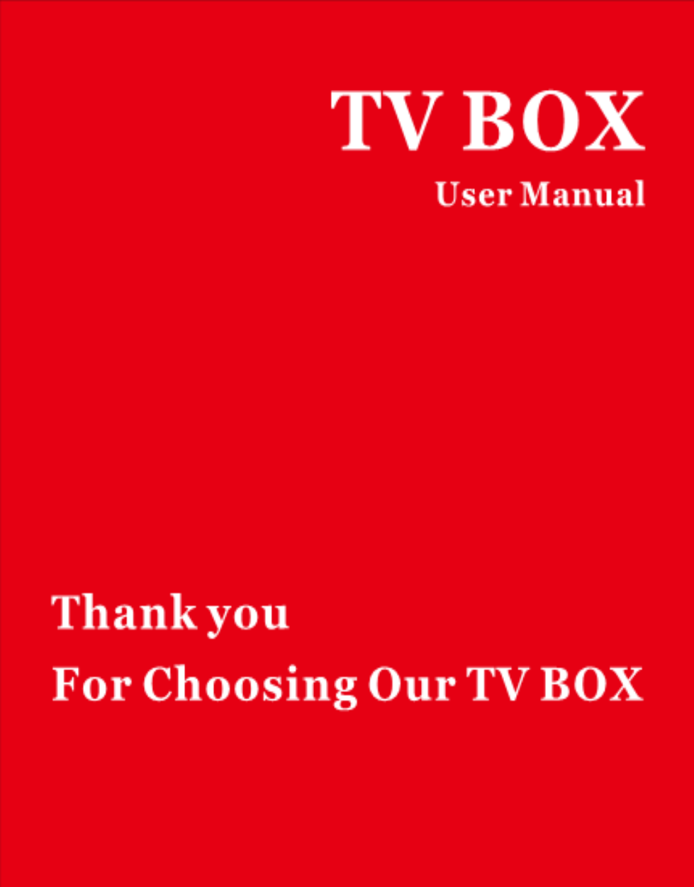 Excel Digital Tech M6M8S android tv box User Manual MD 309
