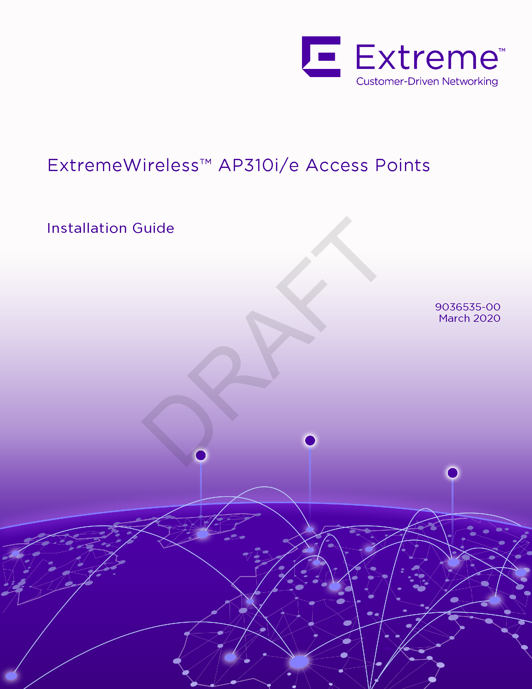 Extreme Networks AP310 Wireless Access Point User Manual
