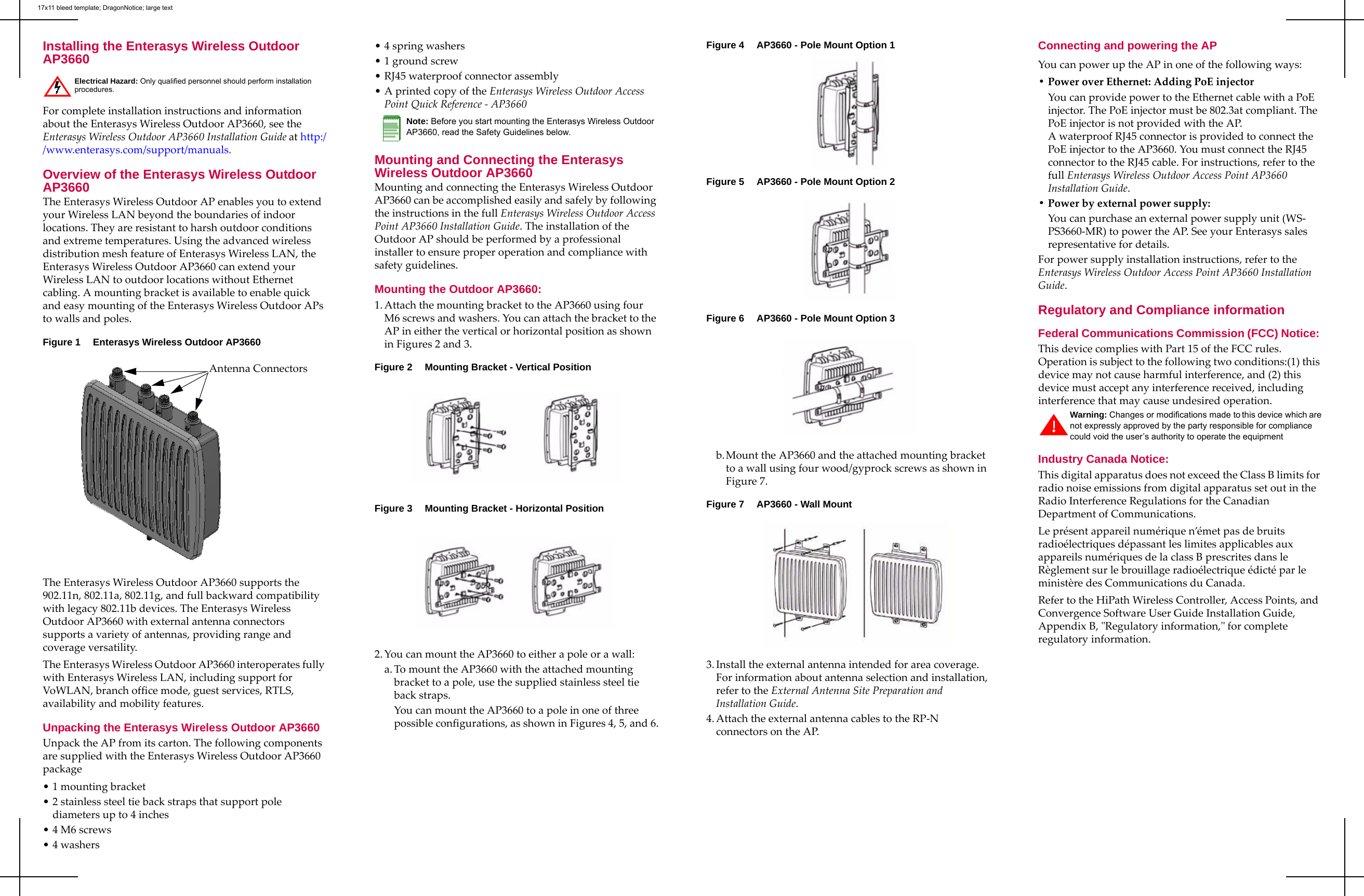 Extreme Networks OAP36C HiPath Wireless Outdoor Access Point User ...