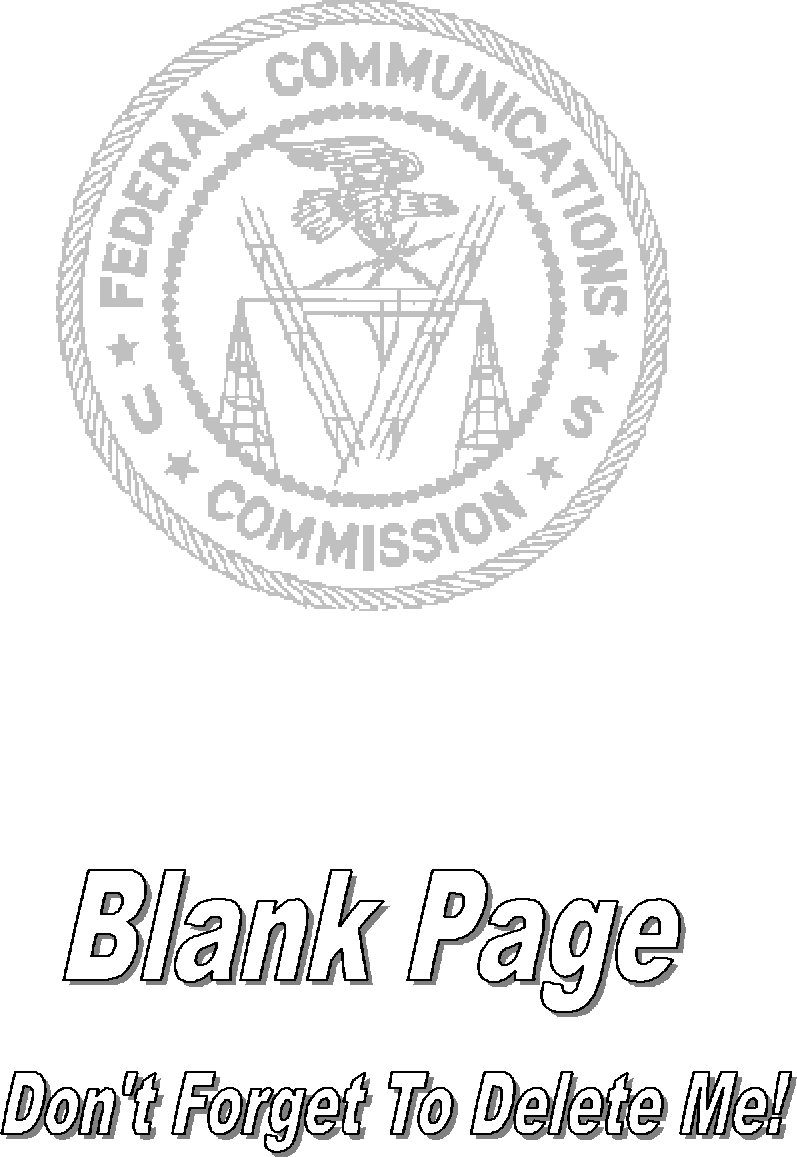 FCC Laboratory Test Grantee GT 20200111 TOC 19 Test GT User Manual blank