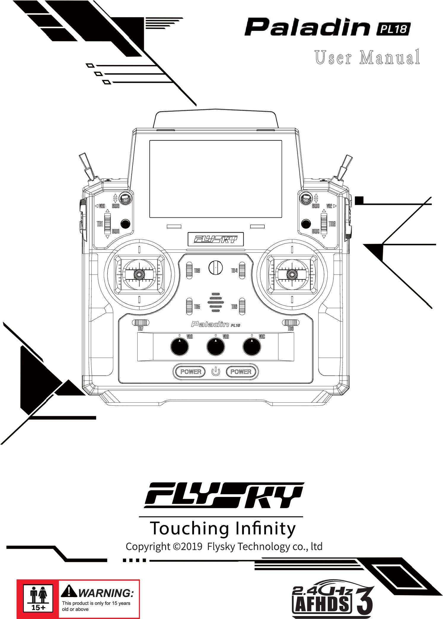 FLYSKY RC MODEL TECHNOLOGY FT1800 Digital proportional radio control ...